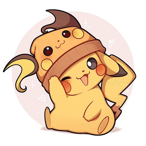 Sevi 🌱🌸 Digital Artist On Instagram Cant Wait To Evolve Pokemon Pikachu Raichu