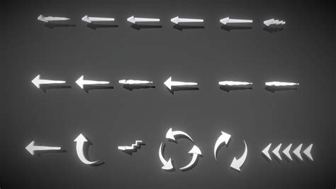 Artstation 3d Model Arrow Game Assets
