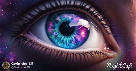 Cool Hyperrealistic Galaxy Eye With Intricate Details
