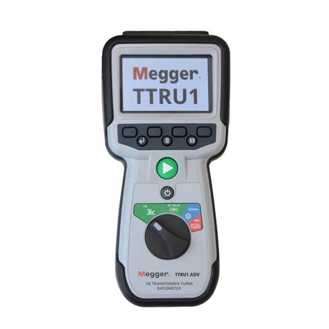 Megger Ttru1 Adv 1 Handheld Transformer Turns Ratiometer 62 5 Vac