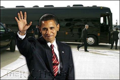 Obama And His Million Dollar Bus Force One The Rich Times