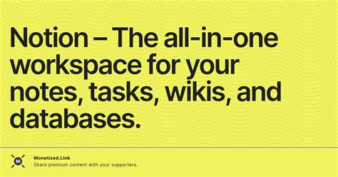 Notion The All In One Workspace For Your Notes Tasks Wikis And
