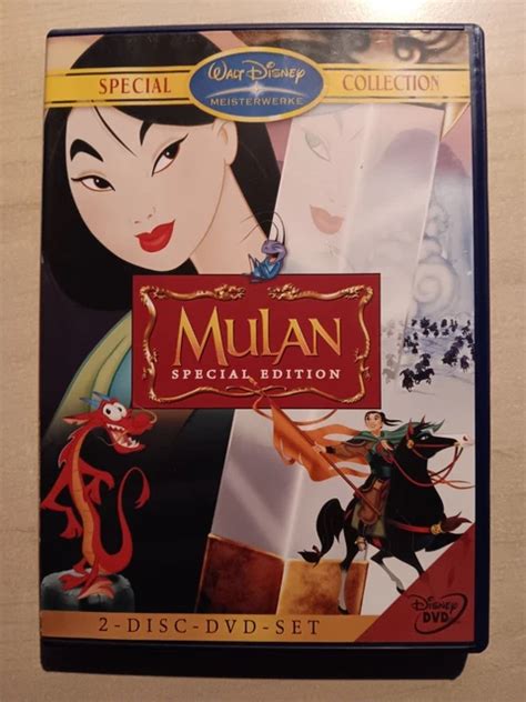 Mulan Walt Disney Dvd 2 Disc Special Collection Eur 100