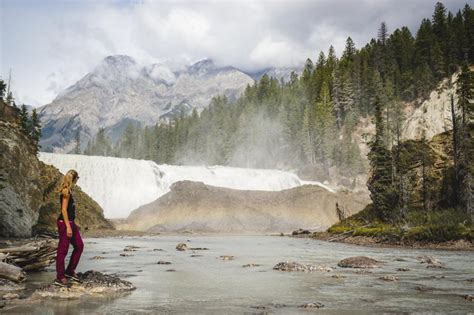Wapta Falls Hike In Yoho National Park