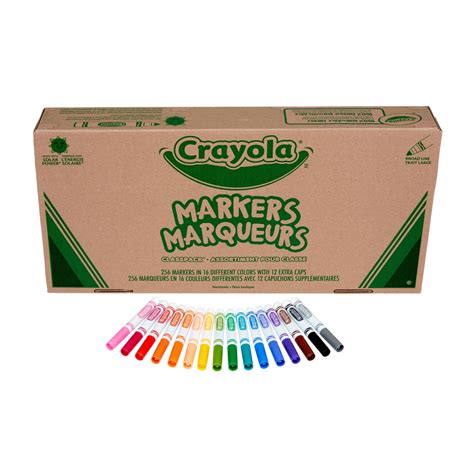 Crayola Broad Line Markers Classpack 256 Count Crayola Canada