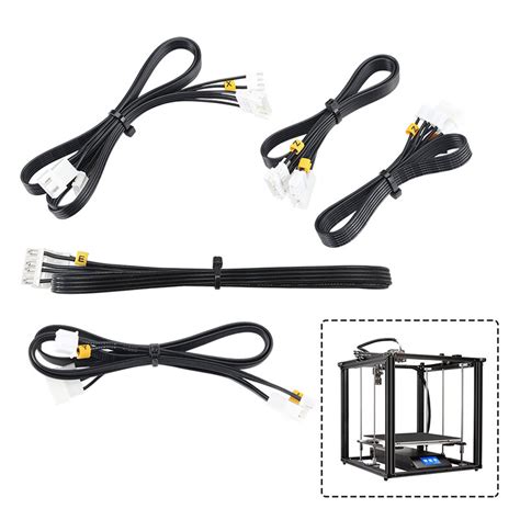 3d 프린터 부품 X Y Z E 축 스텝퍼 모터 및 리미트 스위치 익스텐션 케이블 암수 길이 케이블
