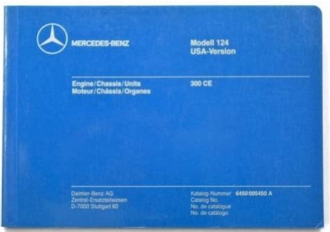 Mercedes Benz Typ 300ce Mod 124 Usa English Version Ebay Australia