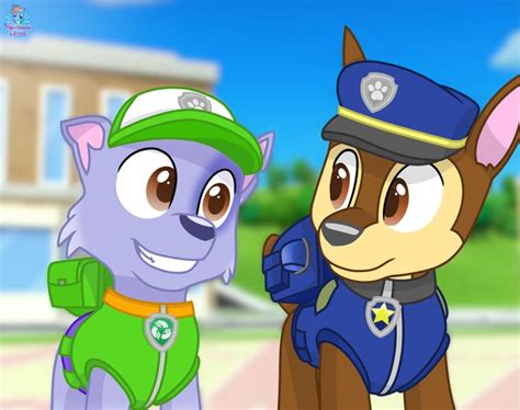 Rocky And Chase Paw Patrol Chase Paw Patrol Paw Patrol Paw Art