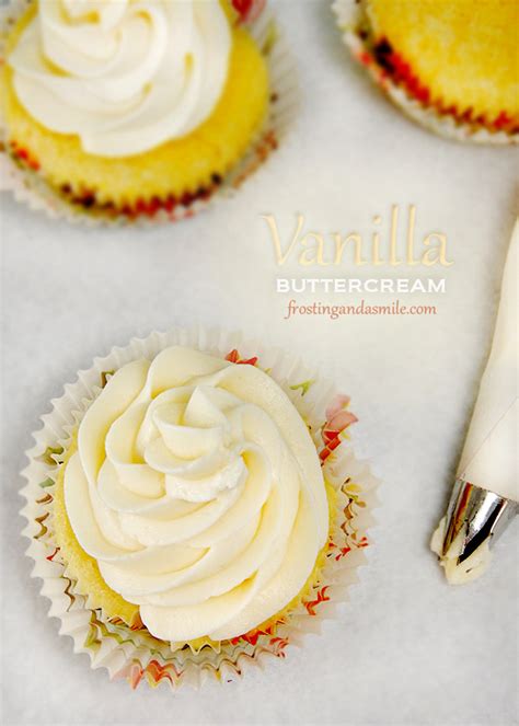 Vanilla Buttercream Frosting Frosting And A Smile