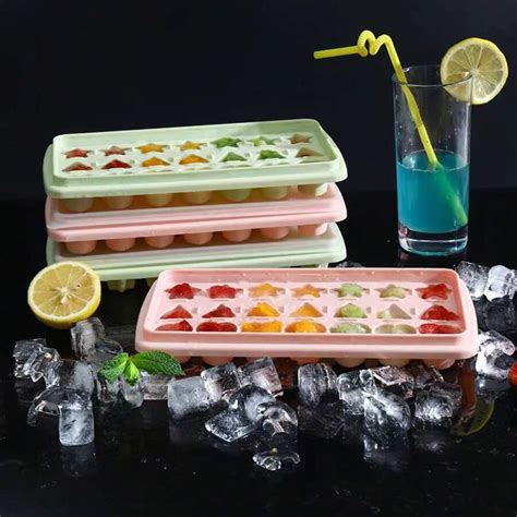 1pc Ice Freezer Container Mini Ice Maker Stackable Plastic Ice Maker