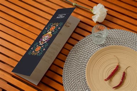 Premium Psd Mexican Food Menu Mockup