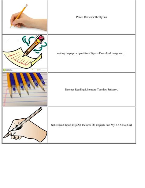 Pencil Writing On Paper Pdf