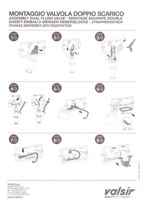 Valsir Kit Valvola Angel Singolo Scarico Dal 1996 Al 1999 Grl94 It