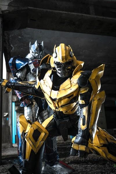 Cosis 로봇 코스프레를 해보자 트랜스포머 범블비 And 옵티머스 프라임 코스프레 네이버 포스트