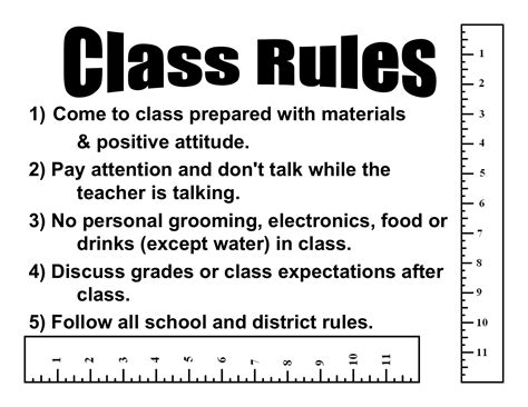 Classroom Rules Quotes Quotesgram