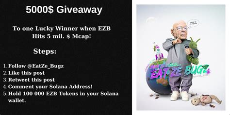 5000 For Eat Ze Bugz On X Rmemecoins