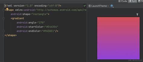 Android 渐变背景色目录 一、背景 二、渐变 2 1 线性渐变背景色 1 新建资源文件 掘金