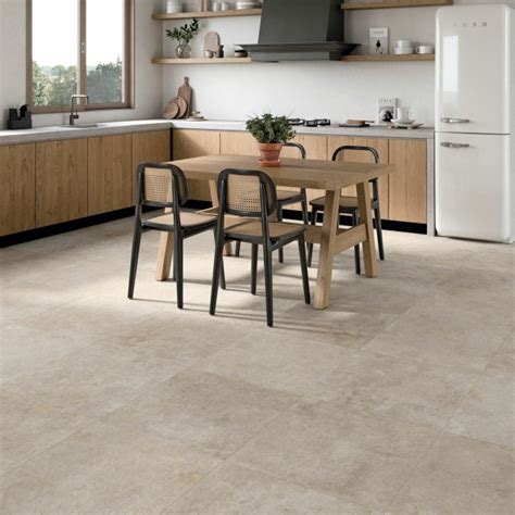 Concrete Kitchen Floor Tile Black Titanium Concrete Effect Floor Tile