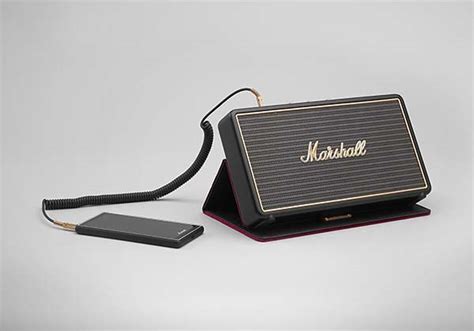 Marshell Headphones Stockwell Portable Bluetooth Speaker Boasts Compact