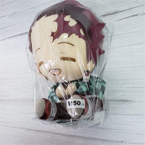 日版 微笑坐姿公仔 鬼滅の刃 竈門炭治郎・竈門禰豆子 正版毛公仔 玩具 And 遊戲類 毛公仔 Carousell