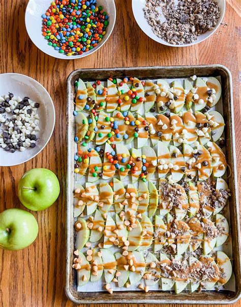 Sheet Pan Caramel Apples Recipe Fox Farm Home