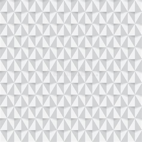 White Triangle Seamless Pattern Background Stock Vector Illustration Of Decorative Background