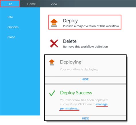 19 Deploy The Expense Claim Workflow And Assign Workflow Rights