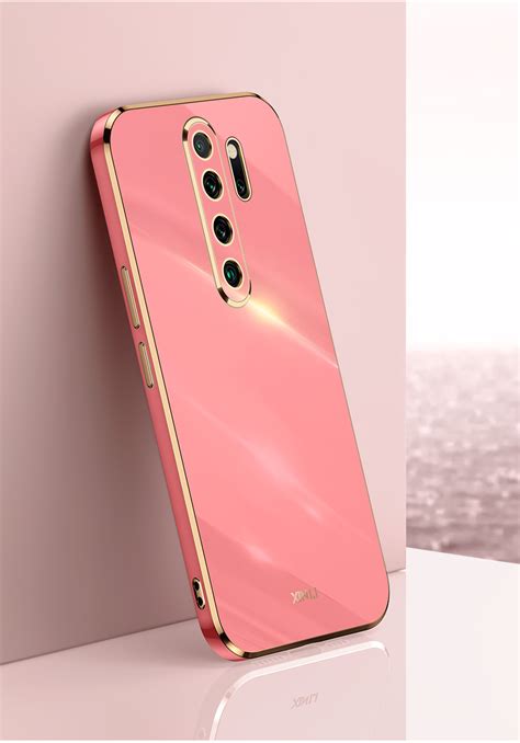 Lenuo Luxury D Plating Soft Casing Silicone Square Frame Phone Case For Xiaomi Redmi Note Pro