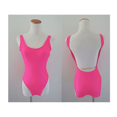 Hot Pink Bathing Suits One Piece Img Weed