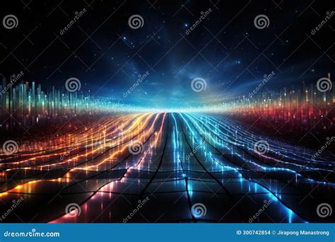 Artificial Intelligence Digital Binary Code Abstract Background