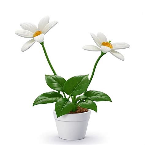 Premium Photo 3d Plant Plant Render Flower