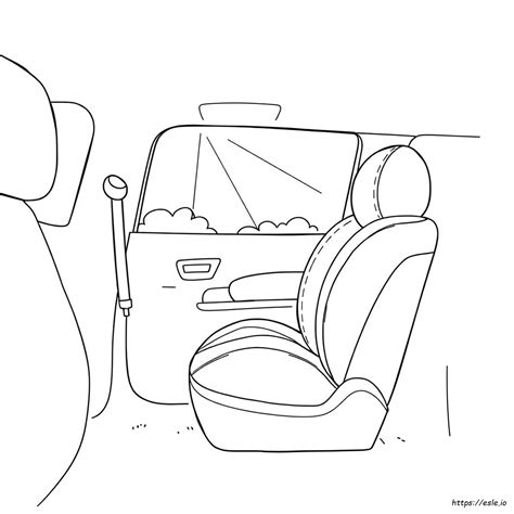 Coloriage Siège Auto