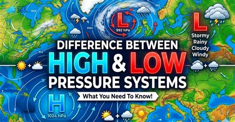 What Is The Difference Between High And Low Pressure Systems