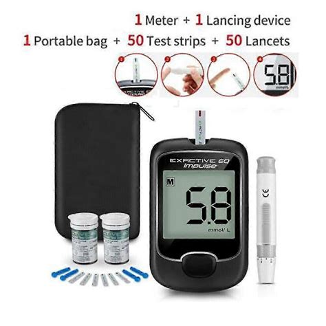 Smart Digital Display Glucometer Portable Blood Sugars Test Kit With