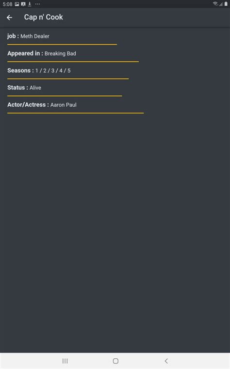 GitHub AhmedHanyAbdelkader Breaking Bad Flutter App That Handle Breaking Bad API Requests