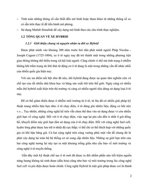 Ứng dỤng matlab simulink trong mÔ phỎngĐiỀu khiỂn xe hybrid doc