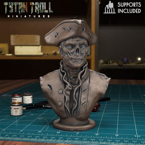 3d Printable Ghoul John Hancock Fallout Fallout 4 Inspired Bust Pre