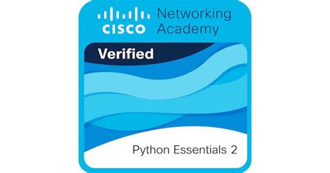 Shashwat Thakur On Linkedin Python Essentials 2 Was Issued By Cisco To