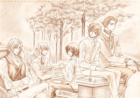 Clovis La Britannia Jeremiah Gottwald Lelouch Vi Britannia Schneizel El Britannia Code Geass