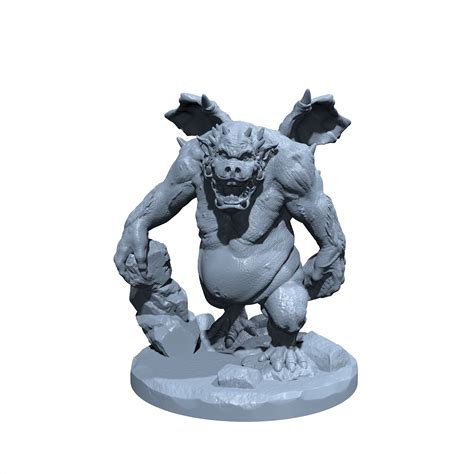 Nalfeshnee Boar Demon Miniature For Tabletop Games Like Dandd And War