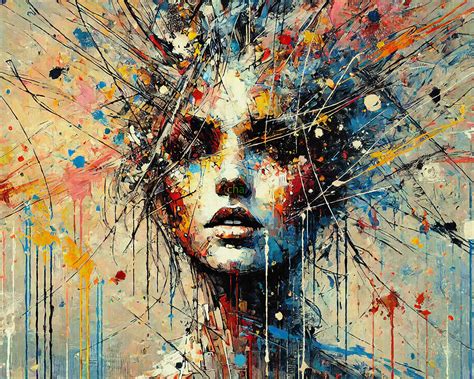 Artstation Explosive Symphony Of Emotions In Vivid Colors 🎨