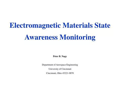 Ppt Electromagnetic Materials State Awareness Monitoring Powerpoint Presentation Id 2941444