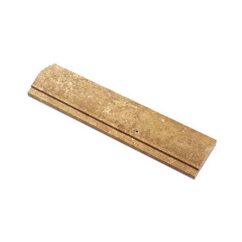 Noce Travertine Honed Arch Baldwin Trim Molding Etsy