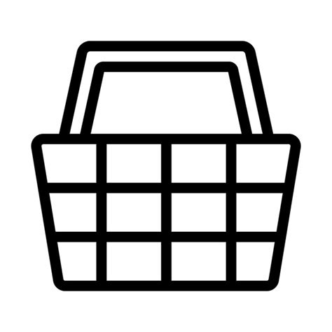Premium Vector Basket Vector Illustration Style