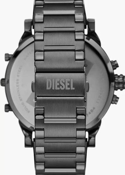 Dz7484 Diesel Mr Daddy 20 Multifunction Grey Dial Gunmetal Braclet Goldsack And Co