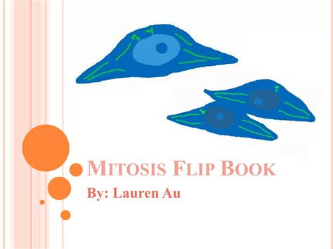 Mitosis Flip Book Ppt