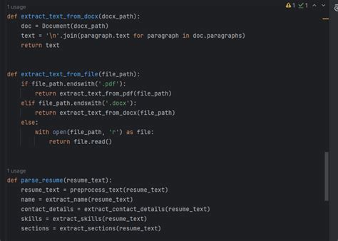 how to build a resume parser using python emitechlogic