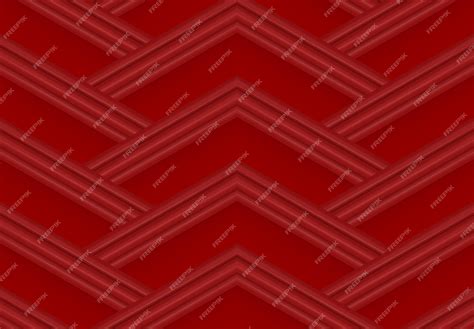 Premium Photo 3d Rendering Simple Red Triangle Pattern Art Wall Bakground