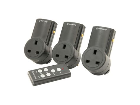Wireless Remote Control Mains Socket Set