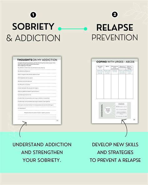 Addiction Recovery Worksheets For Counselor Or Self Help Worksheets
